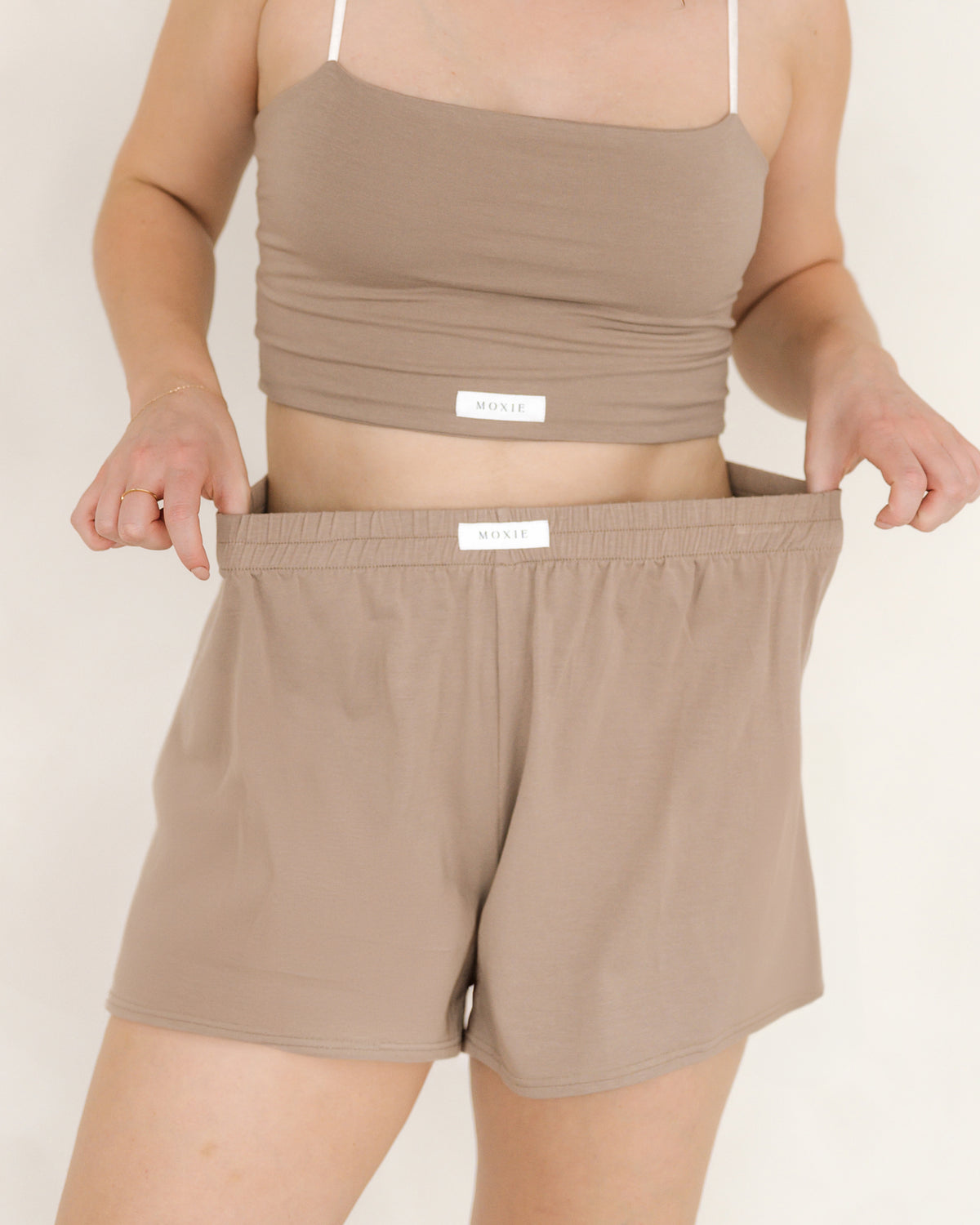 Everybody Mocha Shorts Moxie London