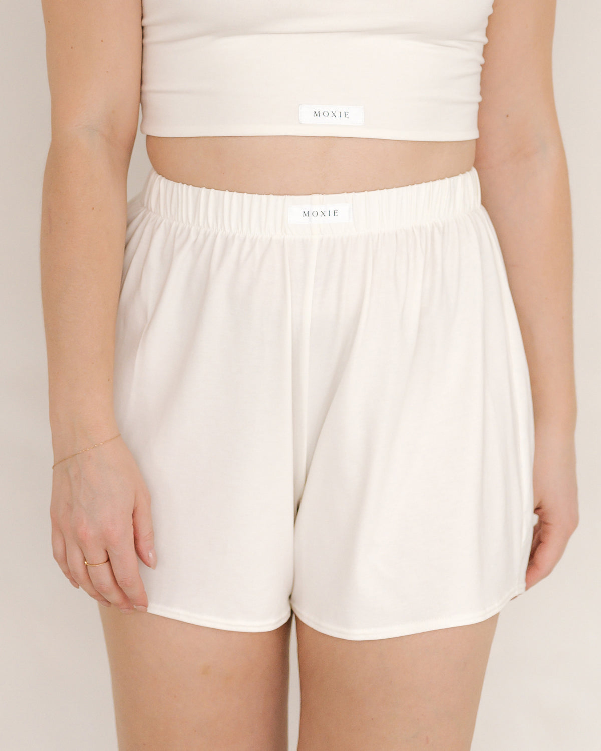Everybody Ivory Shorts | Moxie London