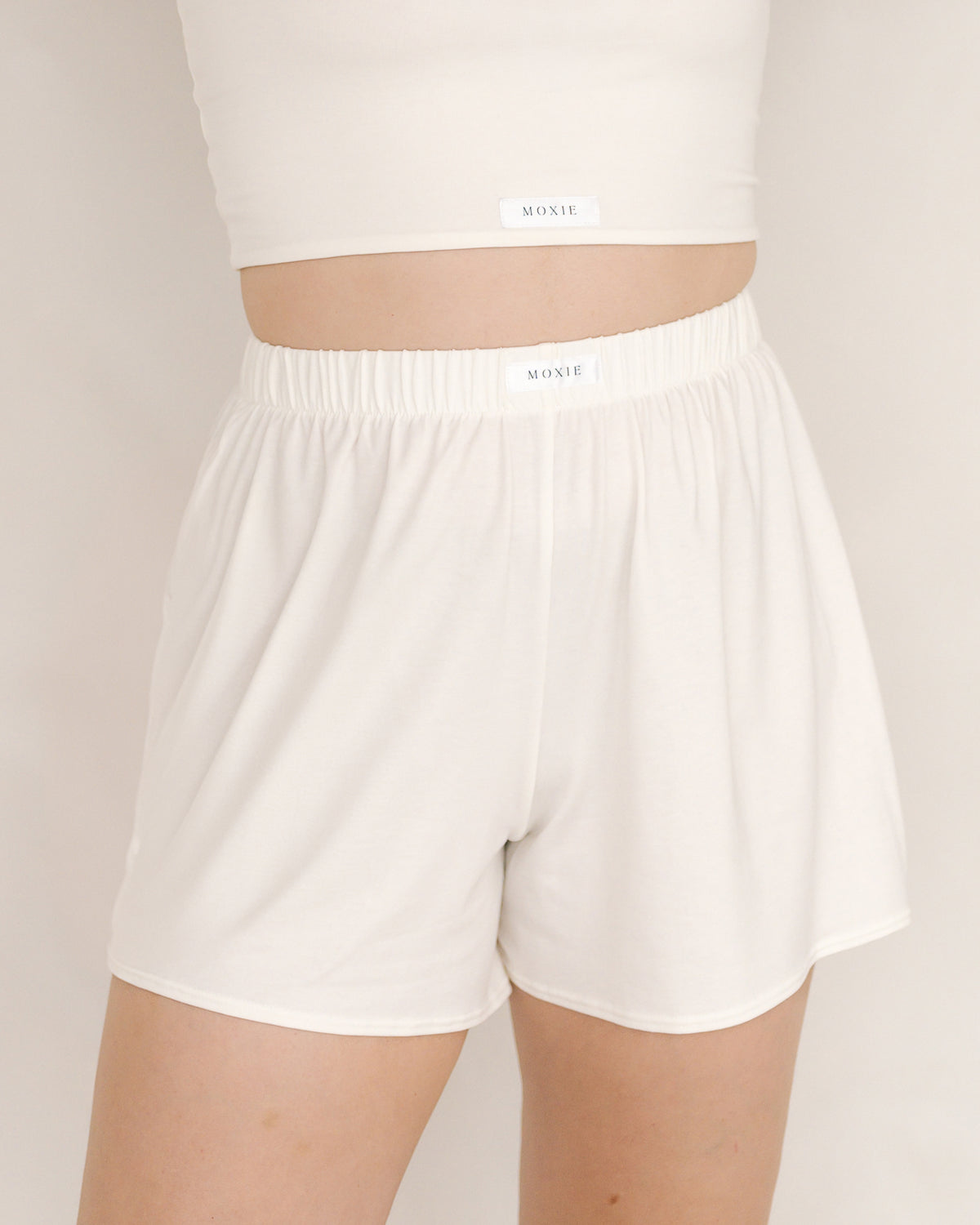 Everybody Ivory Shorts | Moxie London